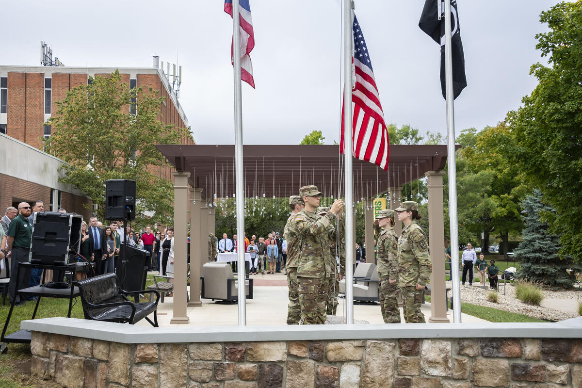 Champion Garden Dedication Ceremony | Veteran and Military Center ...