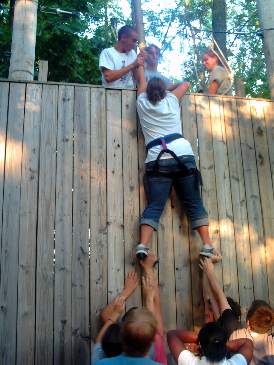Challenge Course - Climbing and Rappelling Tower | Student Affairs ...